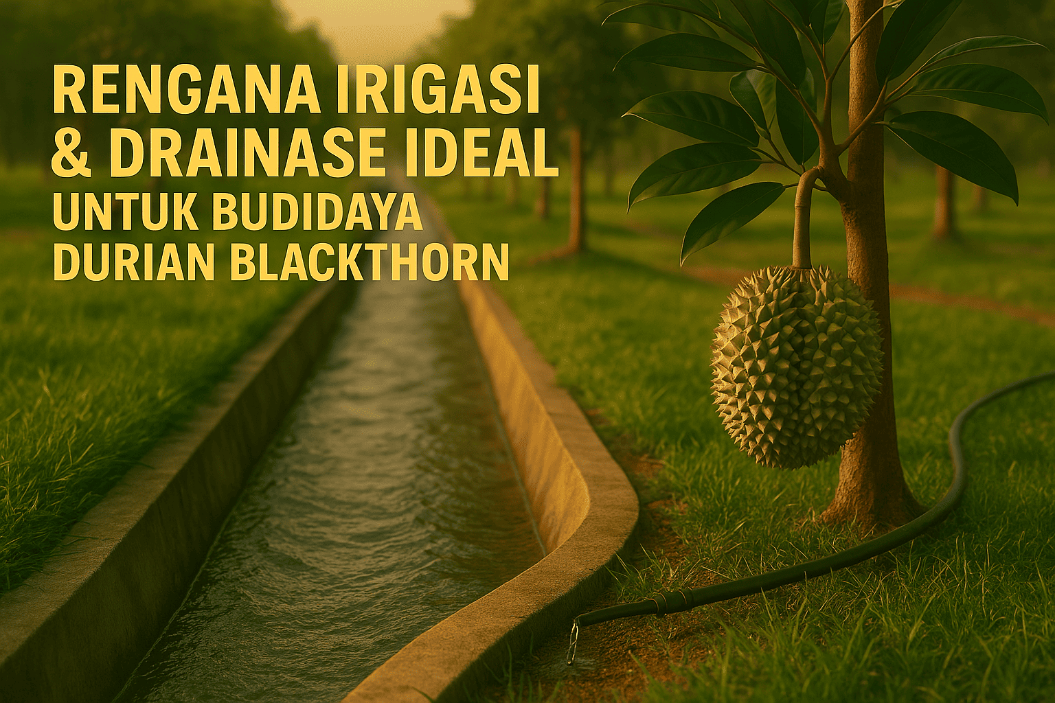 Strategi Perencanaan Lahan dan Infrastruktur Kebun Durian Blackthorn